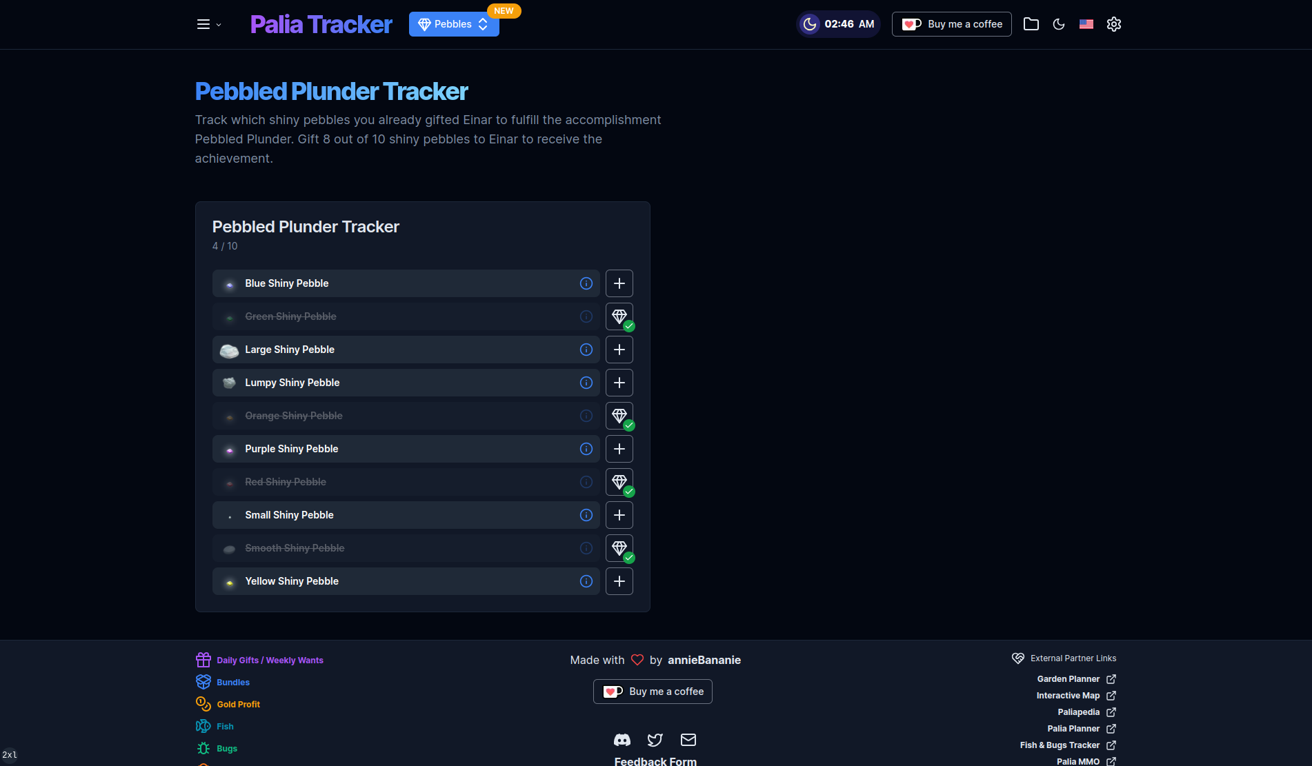 Pebbled Plunder - Palia Tracker - Palia Tracker